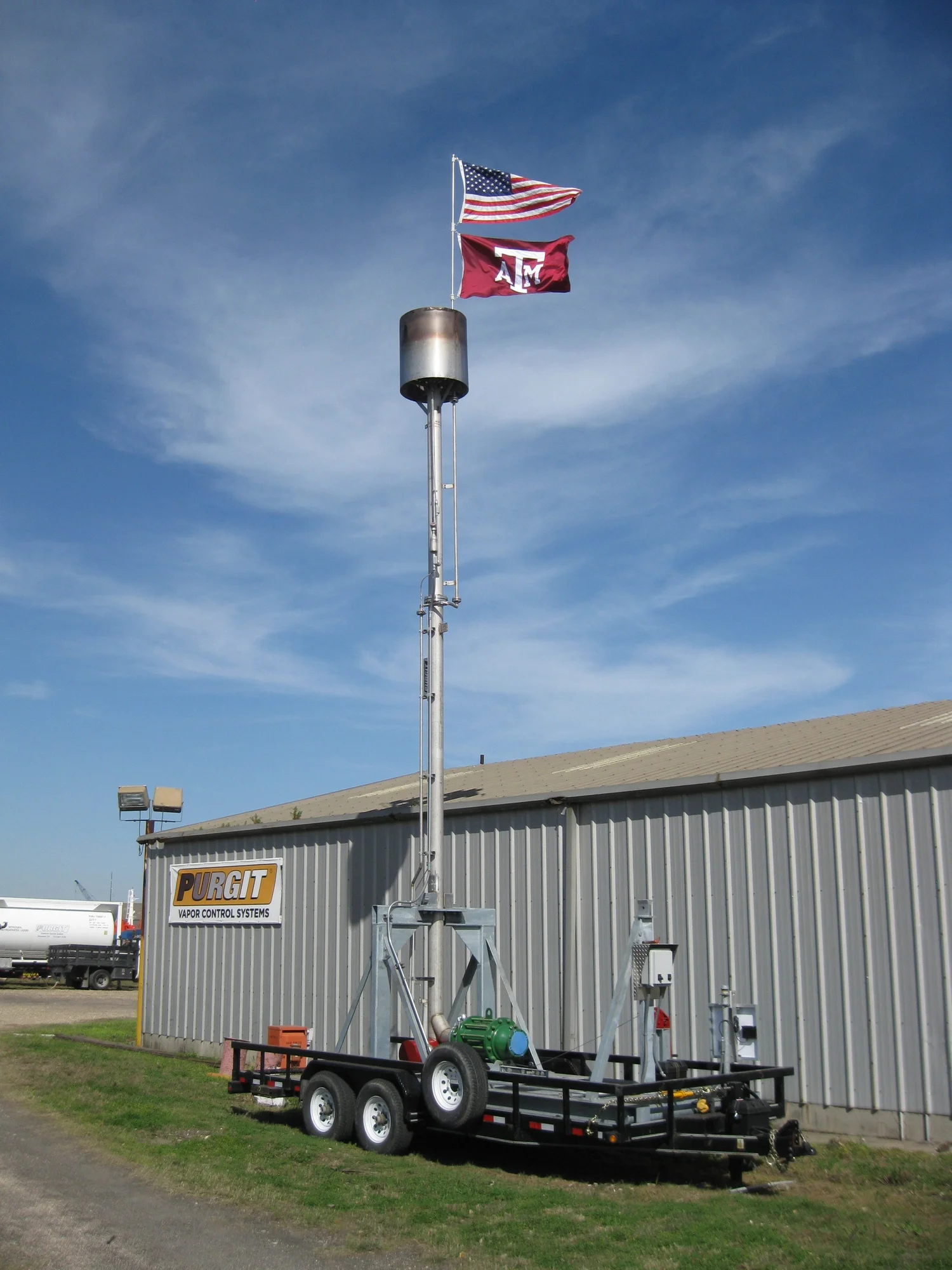 gas assisted mobile flares — PURGIT