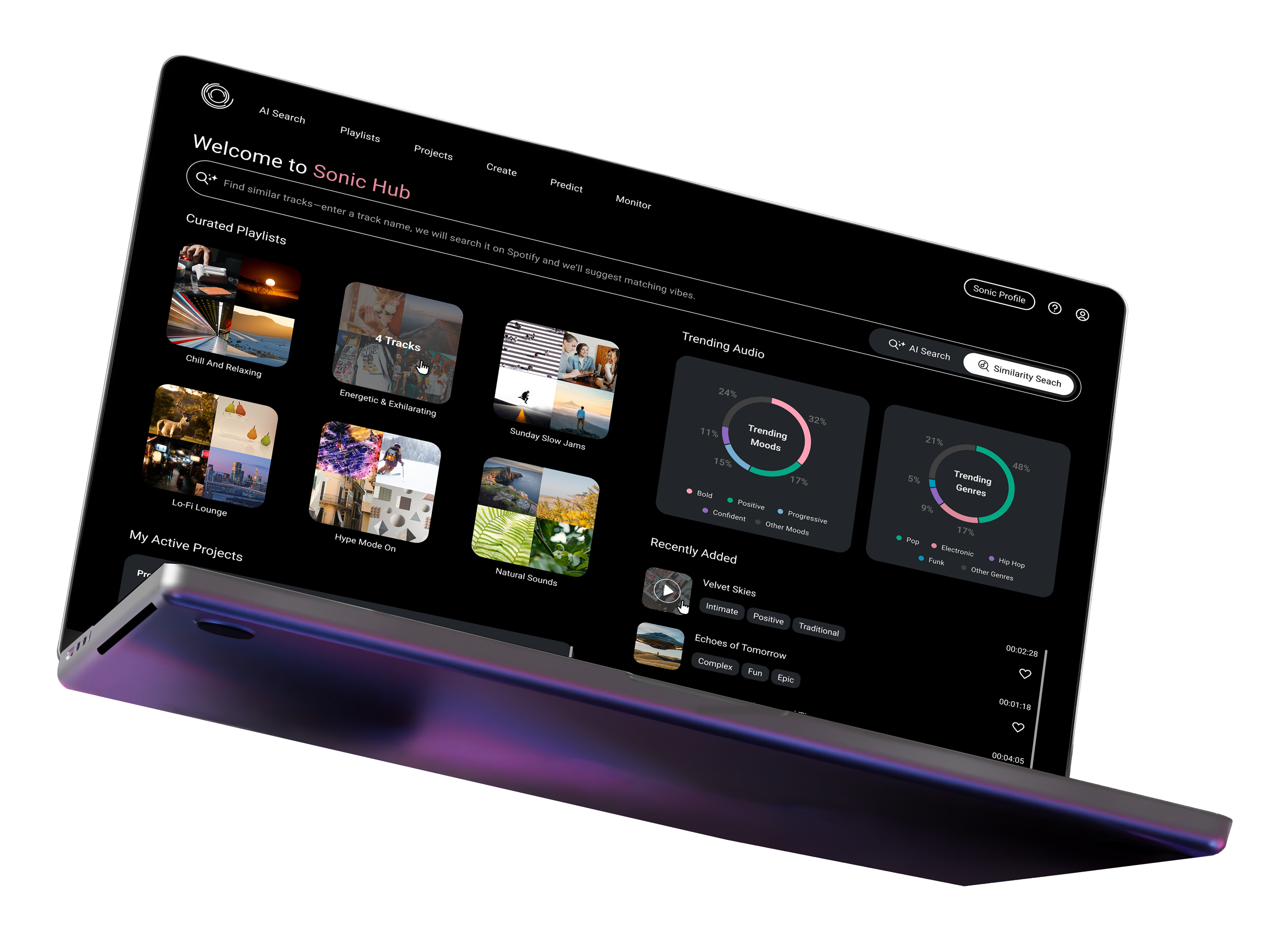 Sonic Hub | The world’s first end-to-end AI audio operating system for ...