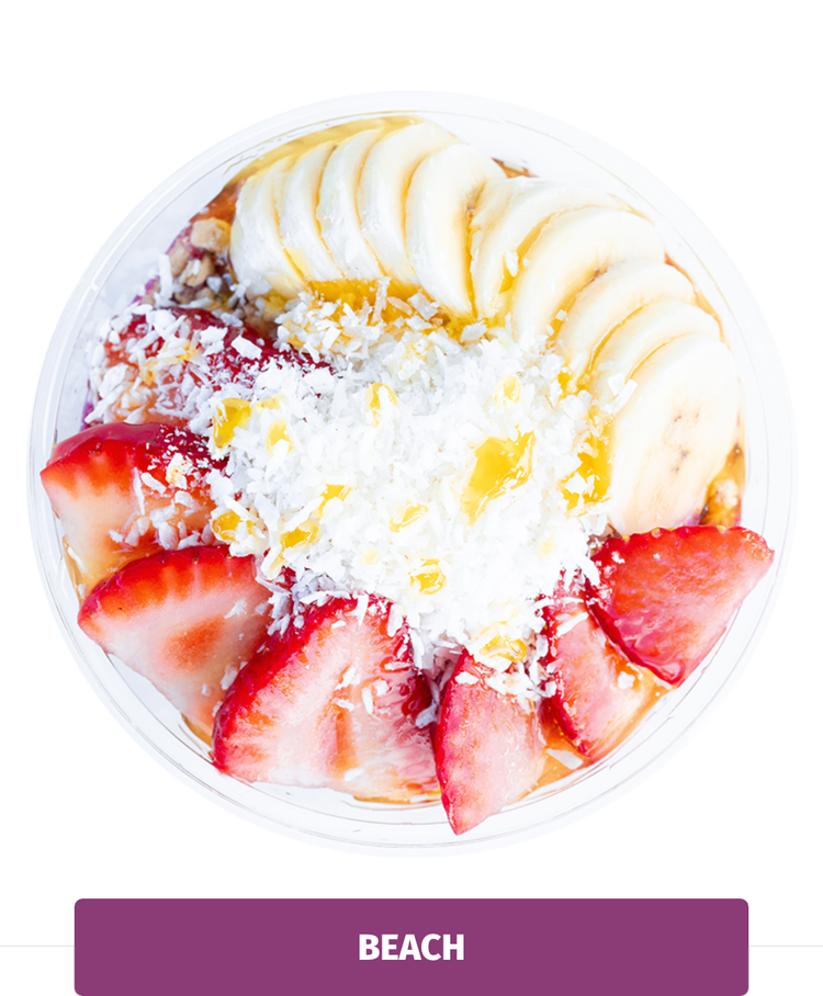 Menu | Açaí Bowls, Pitaya Bowls, and Smoothies — The Bowl