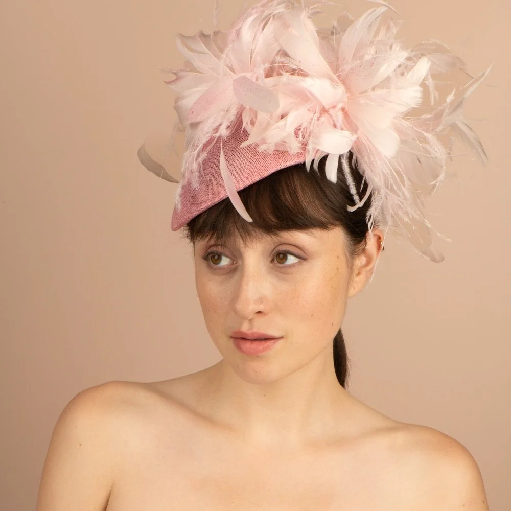 Pink Percher — Somerset Millinery | Bespoke Hats & Headpieces for Women