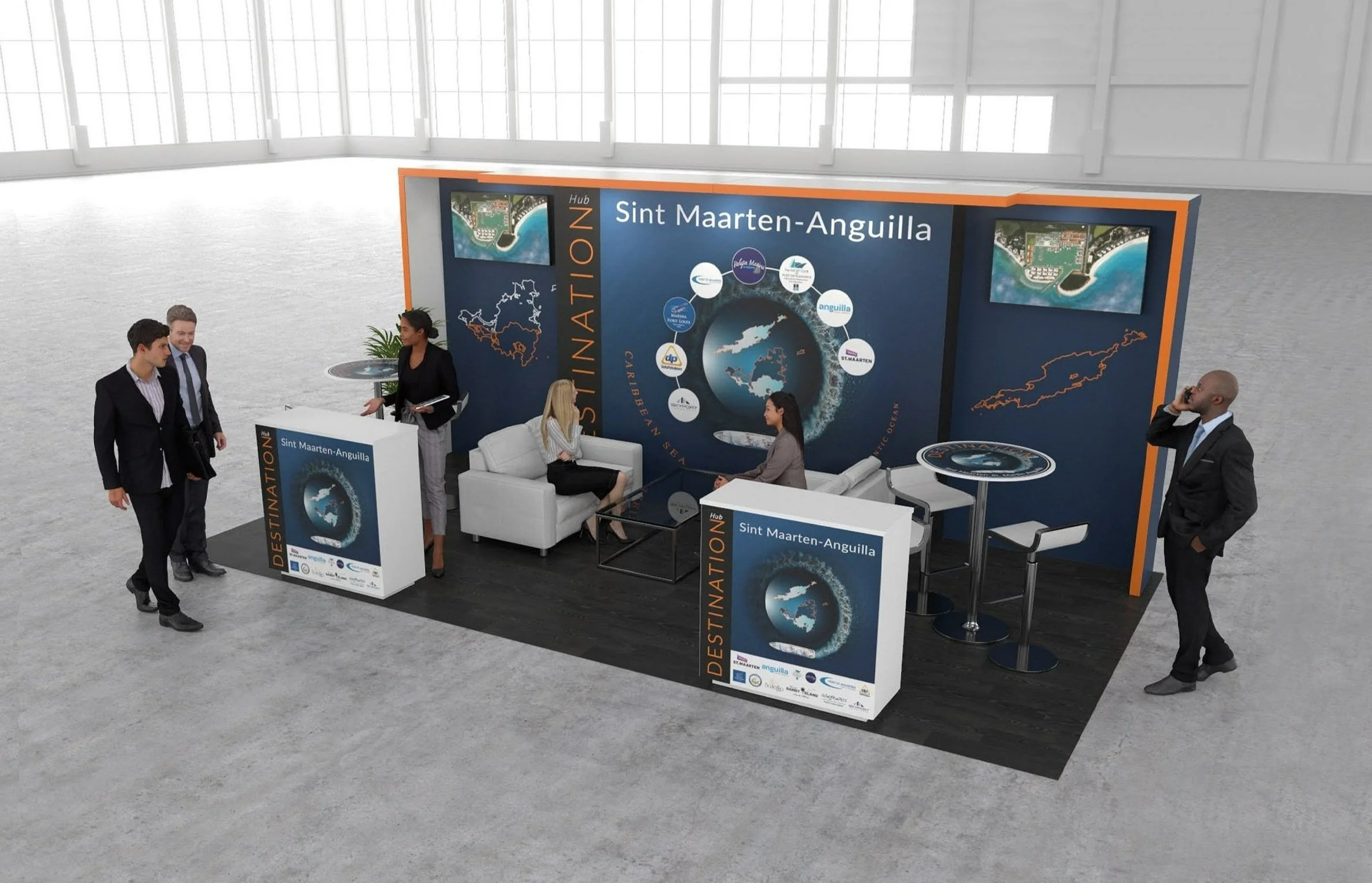 FLIBS 2023: Destination Hub Trade Show Booth — Sydney Leman