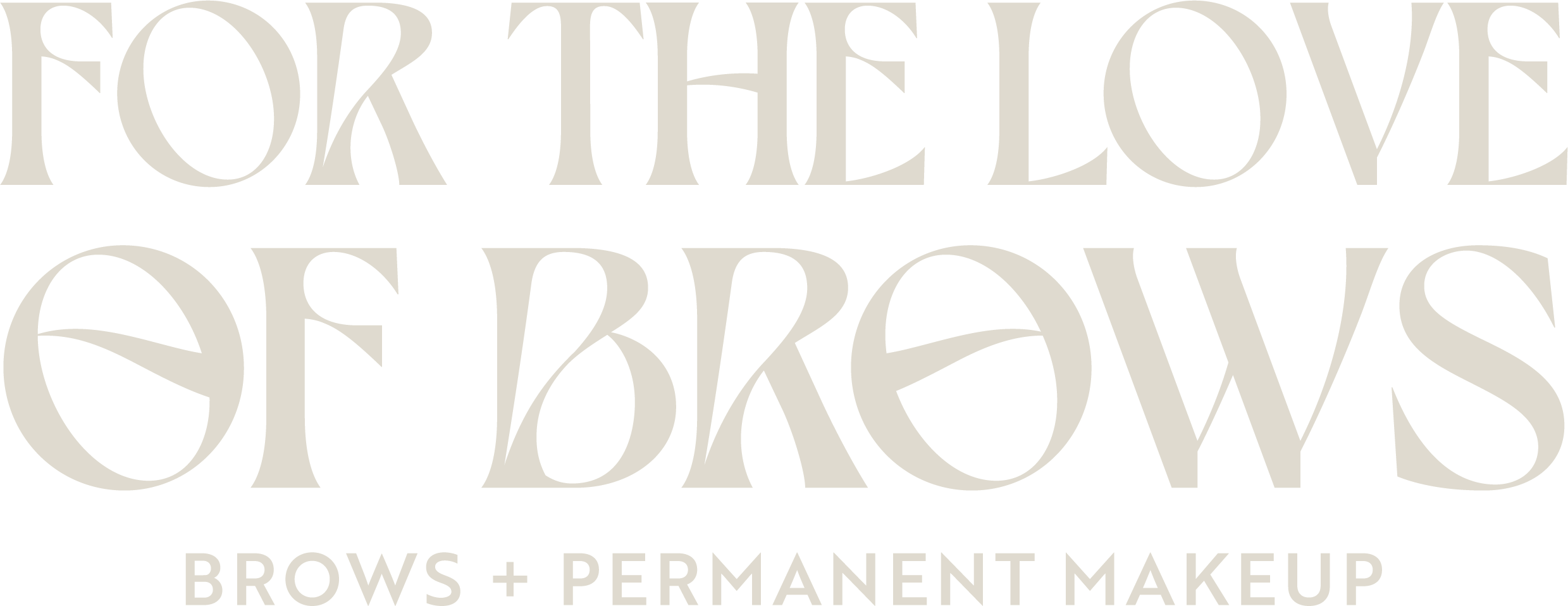 For the Love of Brows