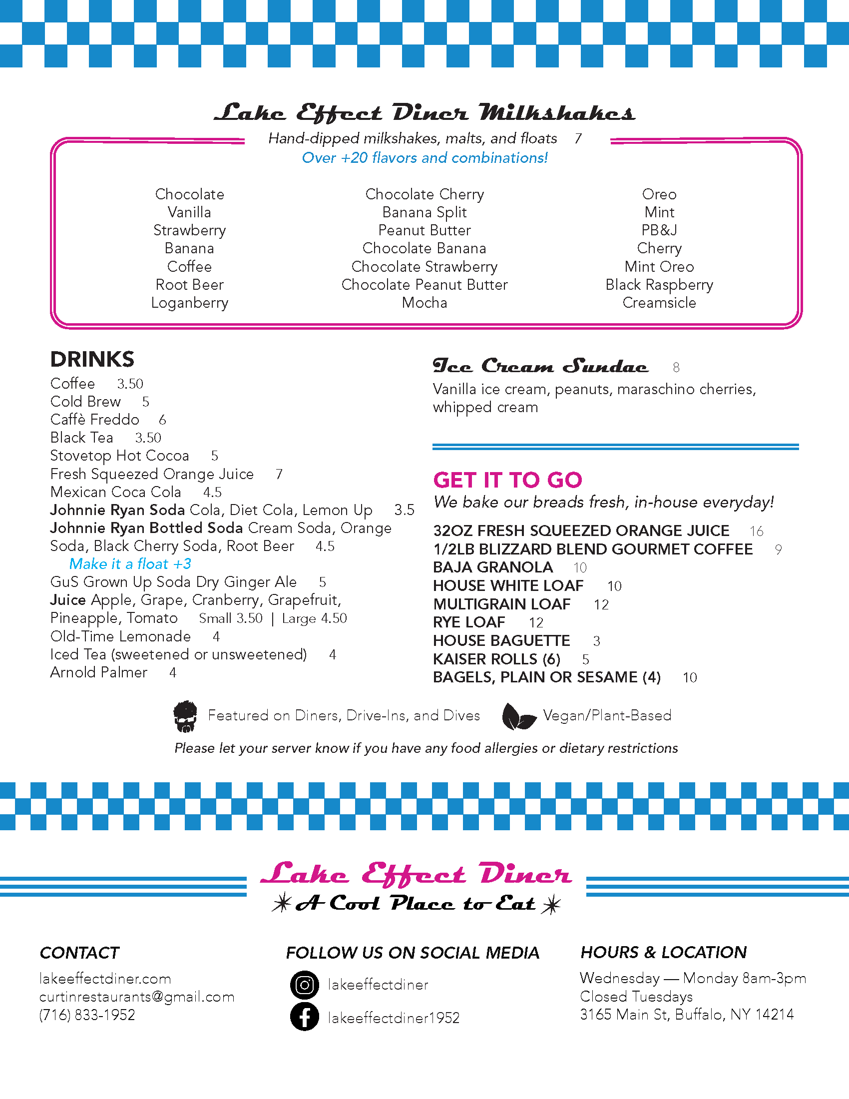 Lake Effect Diner - Page