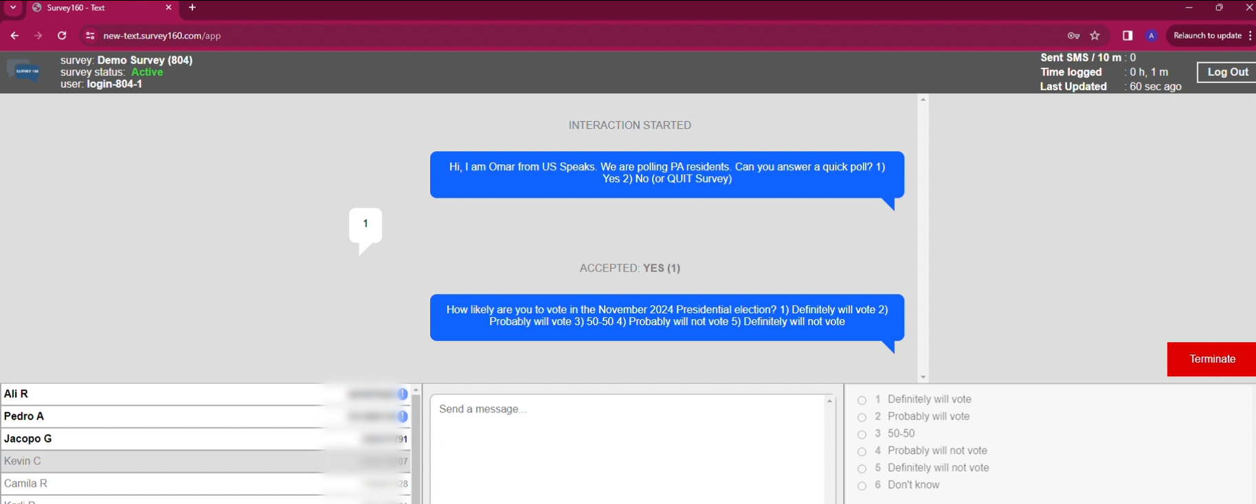 Product — Survey 160