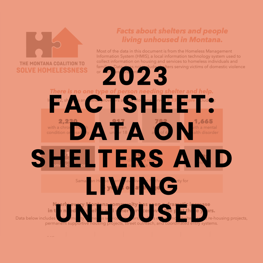 Fact Sheets — Montana Coalition to Solve Homelessness