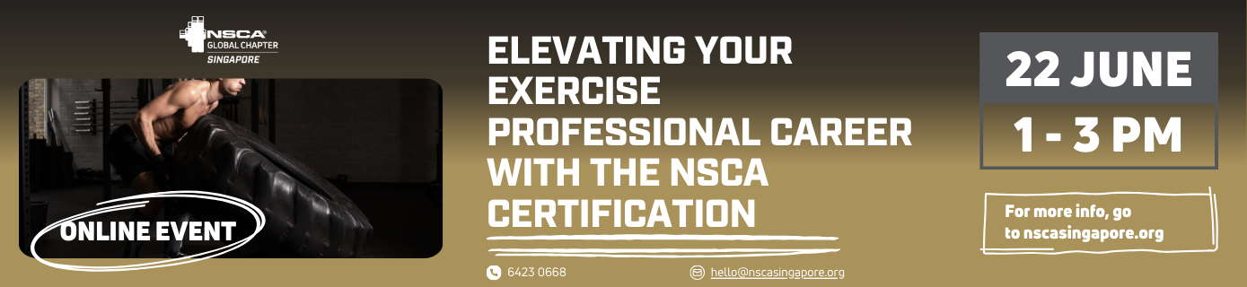 Events Overview — NSCA Singapore - Domain connected