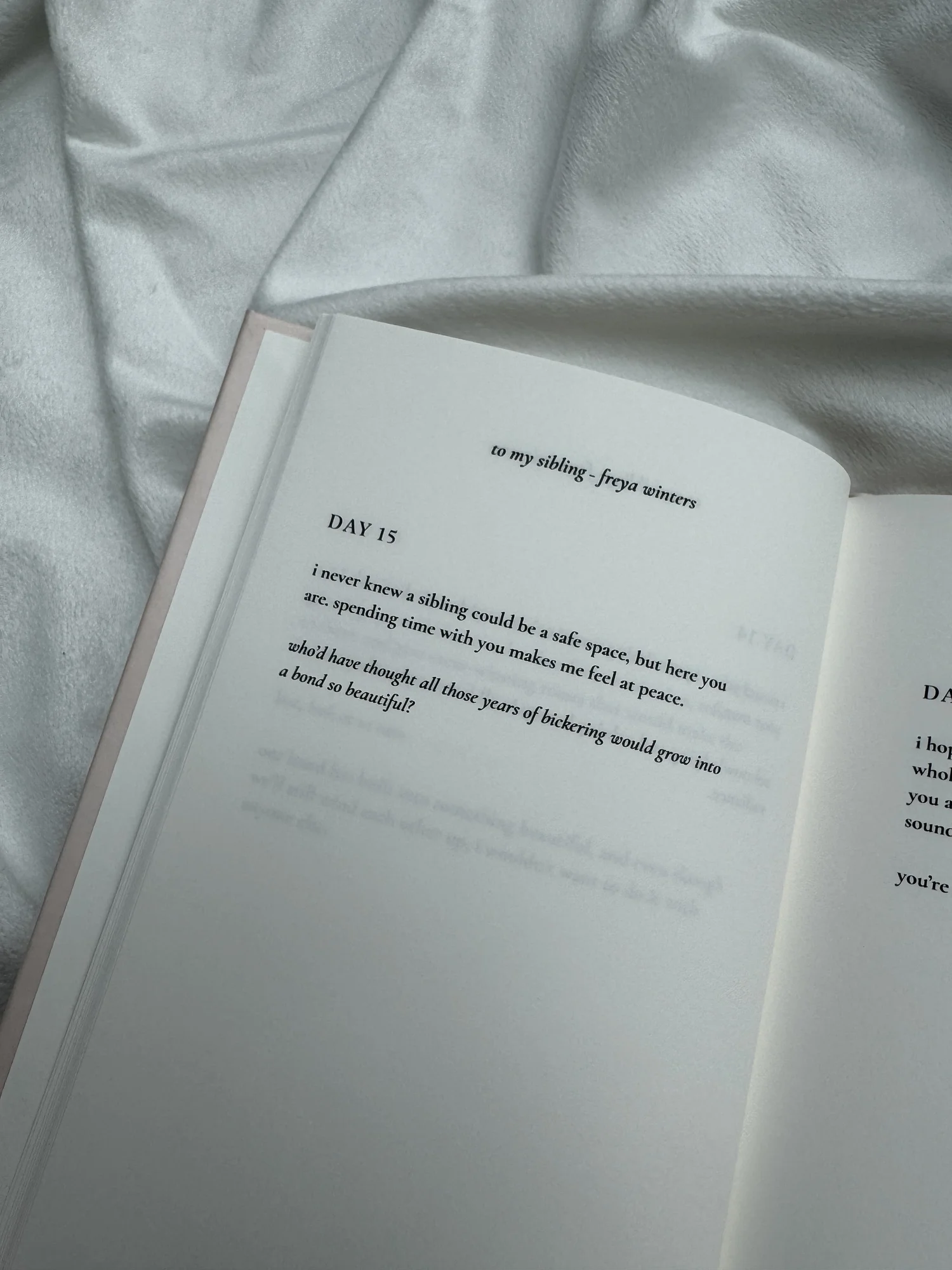 to my sibling — freya winters