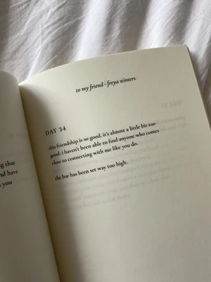 to my friend — freya winters