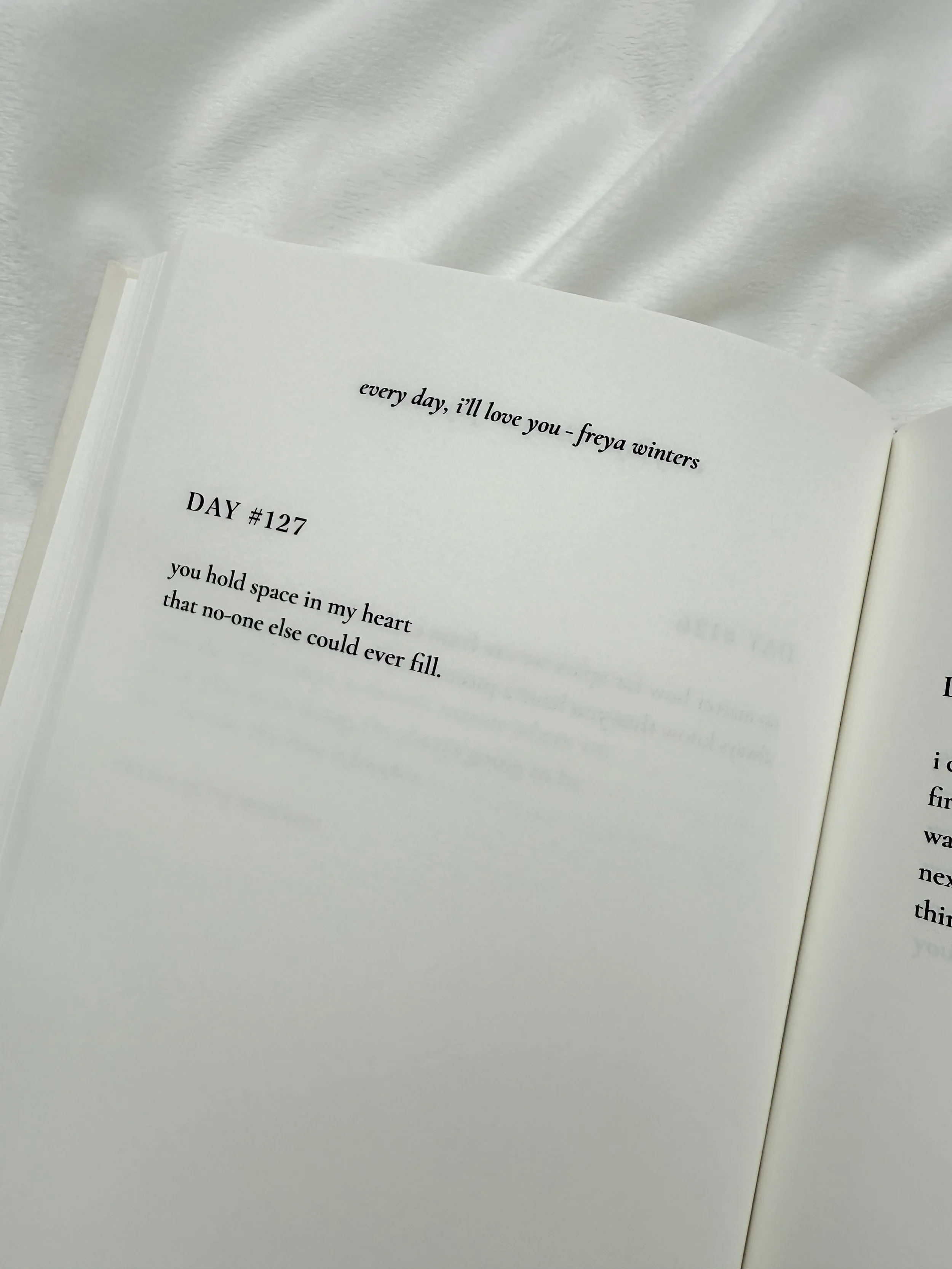 every day, I’ll love you — freya winters