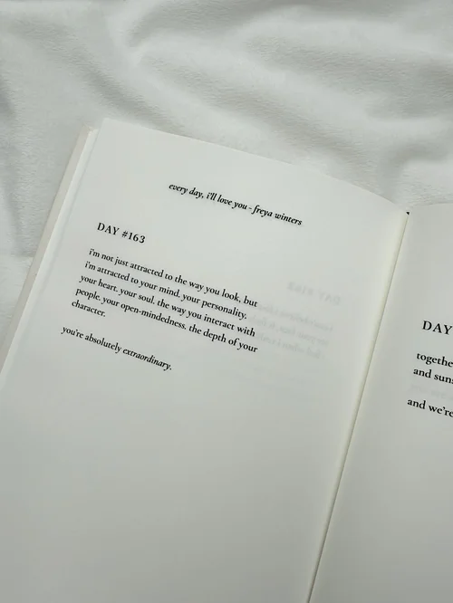 every day, I’ll love you — freya winters