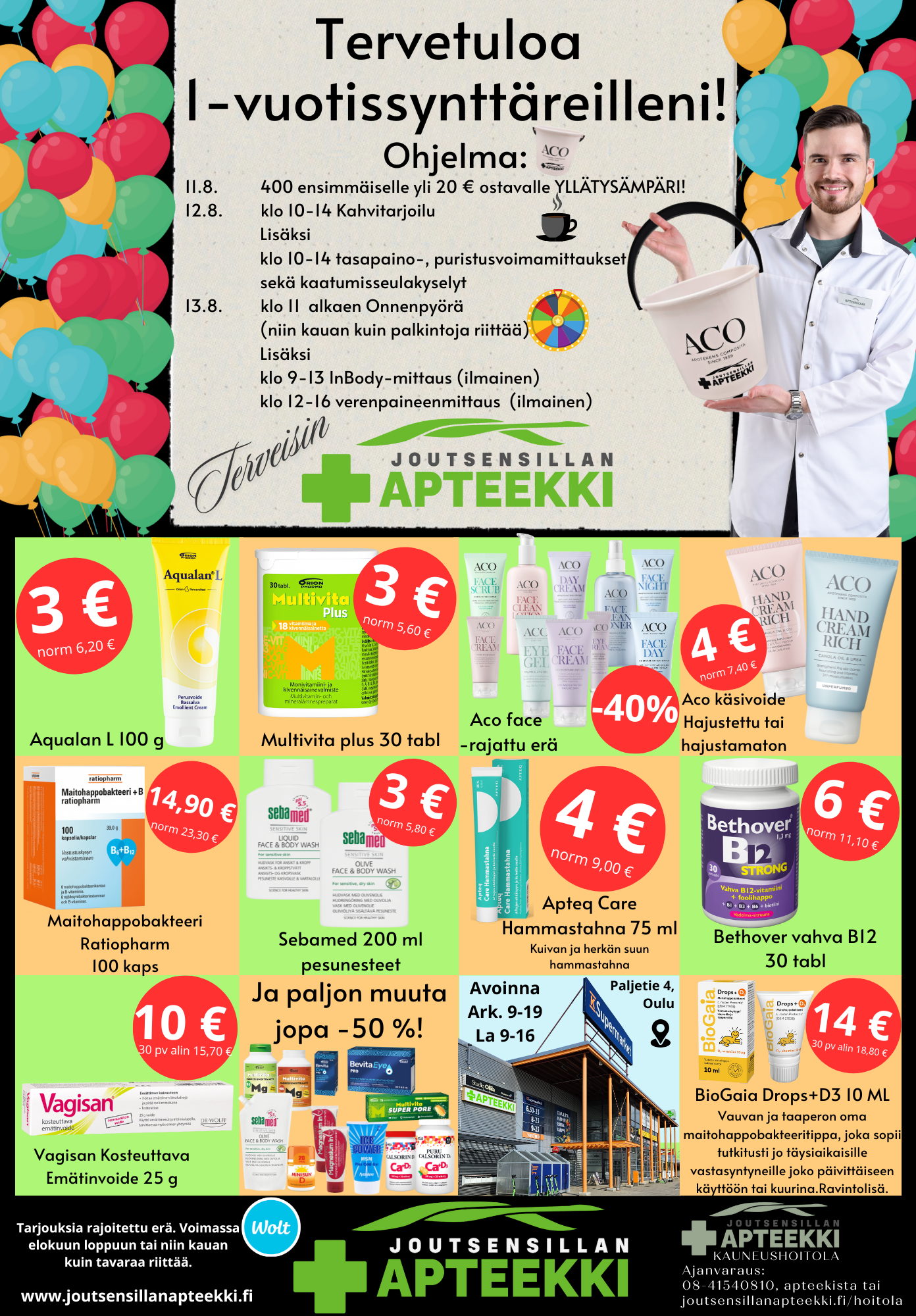 Joutsensillan apteekki -Apteekki Oulu