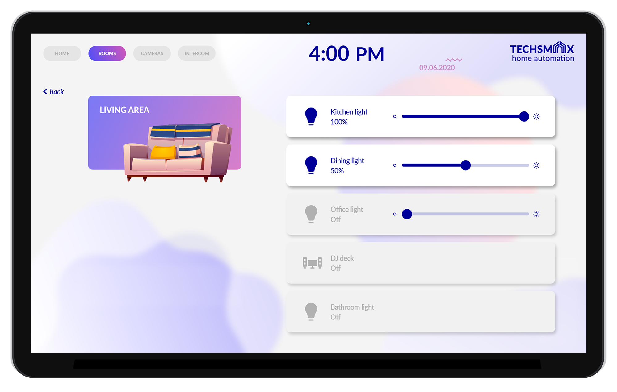 Custom User App for Smart Home — Techsmax Home Automation