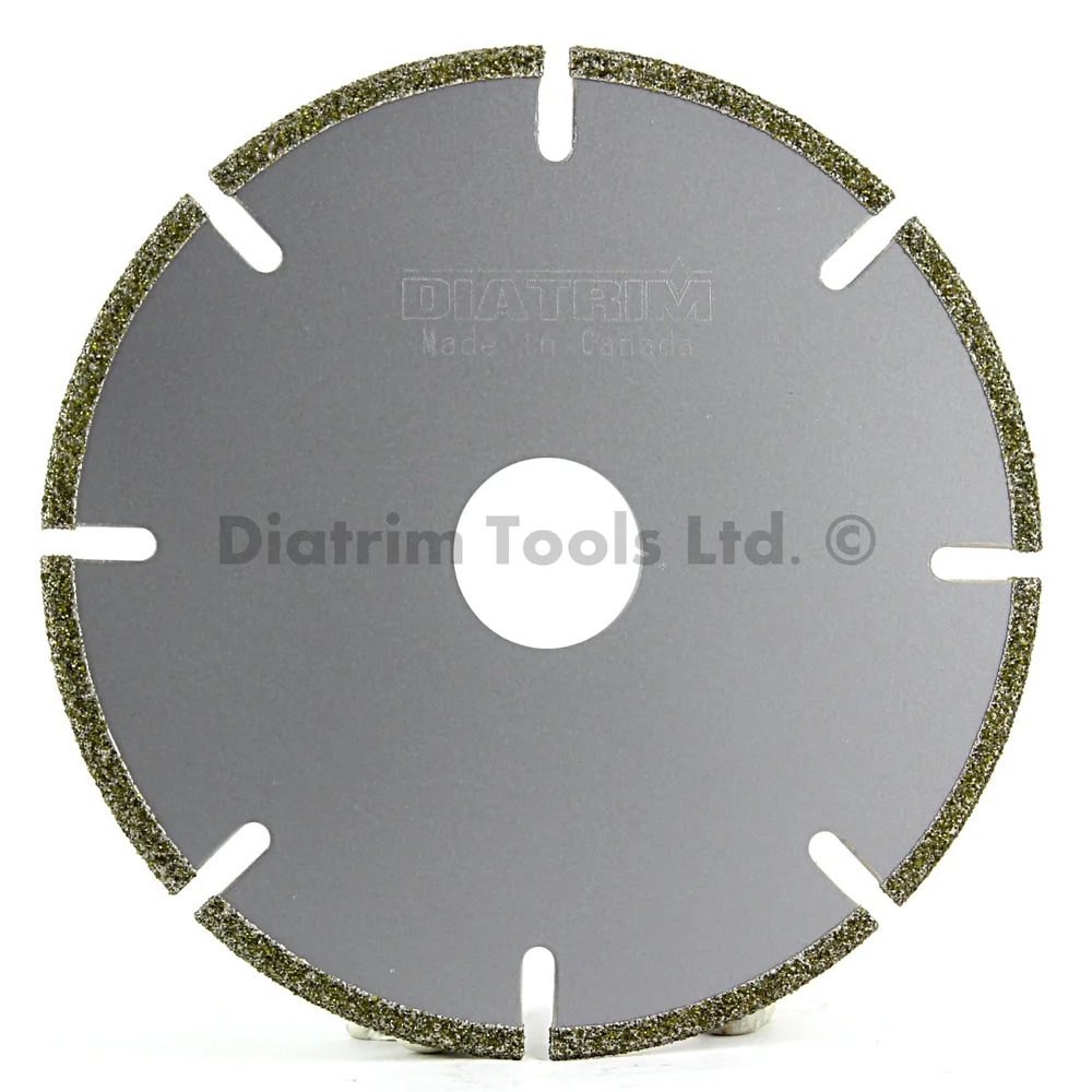 Diatrim Slotted/Gulleted Diamond Blades — Diatrim Tools