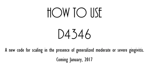 How To Use The New Code D4346 — Welcome to Hygiene Edge