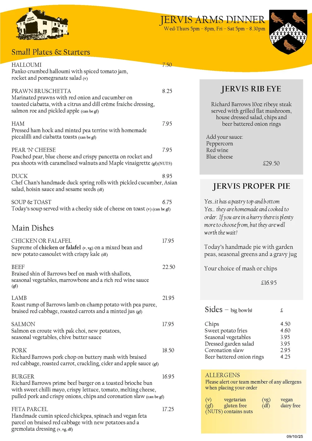 Eat — The Jervis Arms