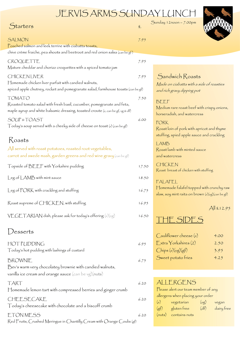 Eat — The Jervis Arms