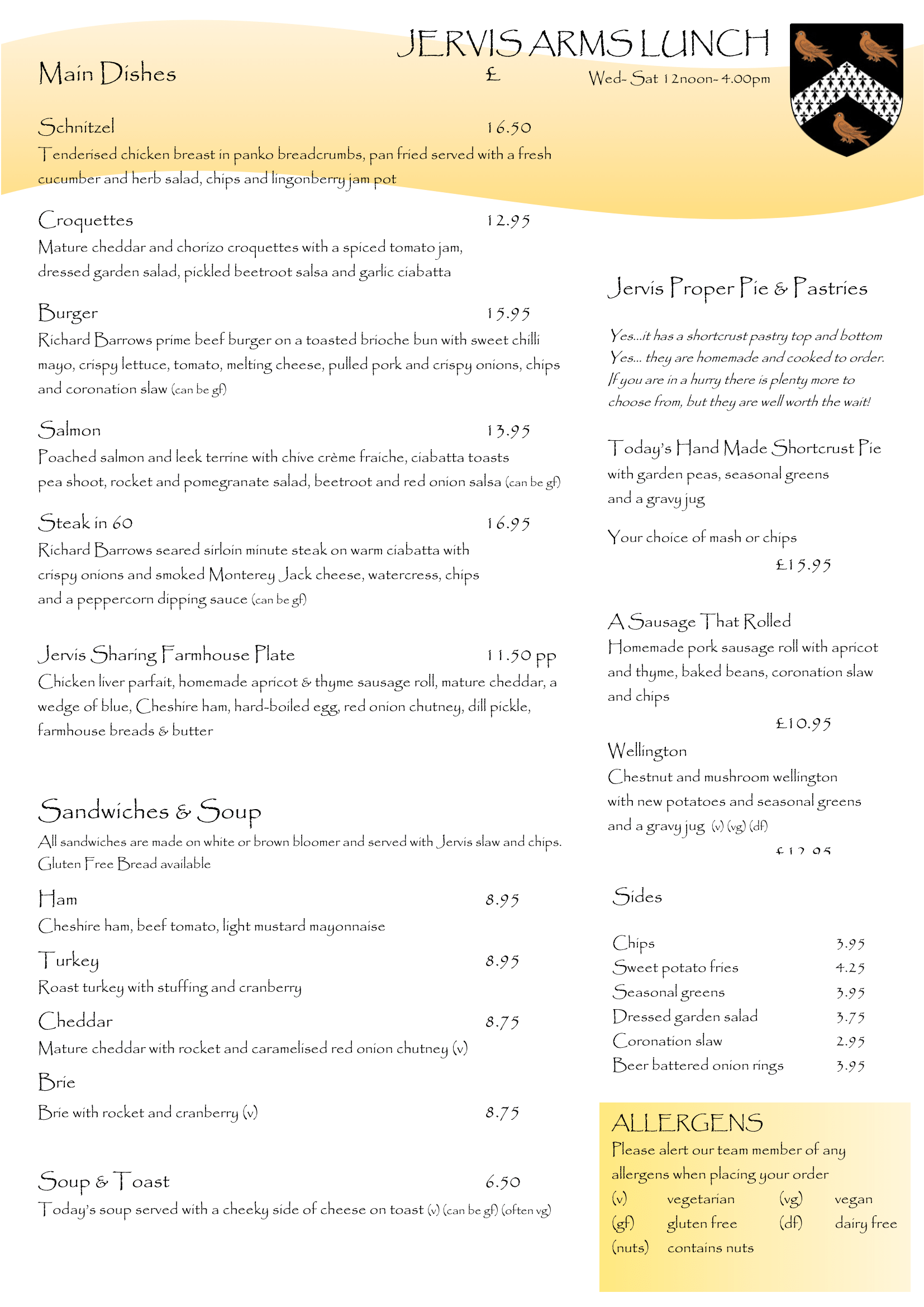 Eat — The Jervis Arms