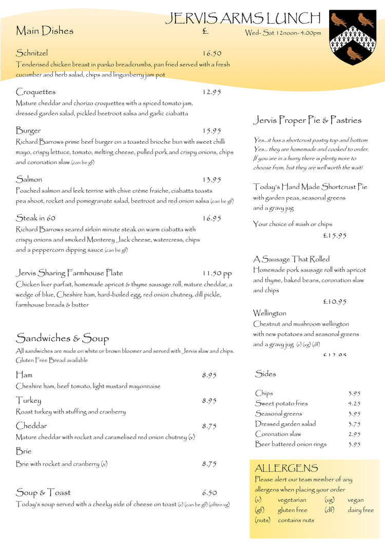 Eat — The Jervis Arms