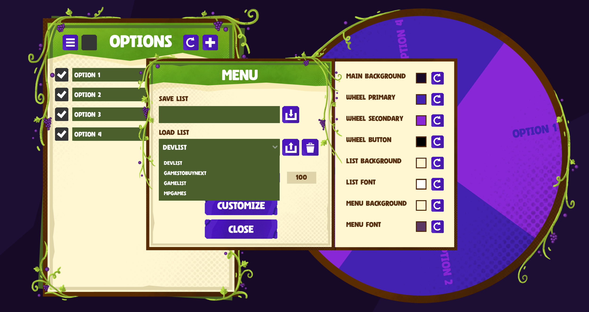The Wheel — Grape Jelly Games