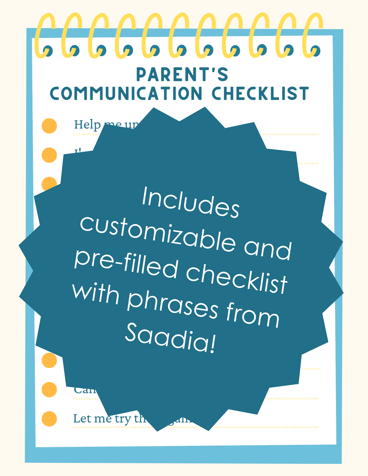 Parent's Communication Cheat Sheet — True Mind Wellness