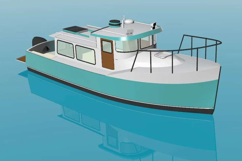 28' Trawler Tug Yacht — Texas Tugs