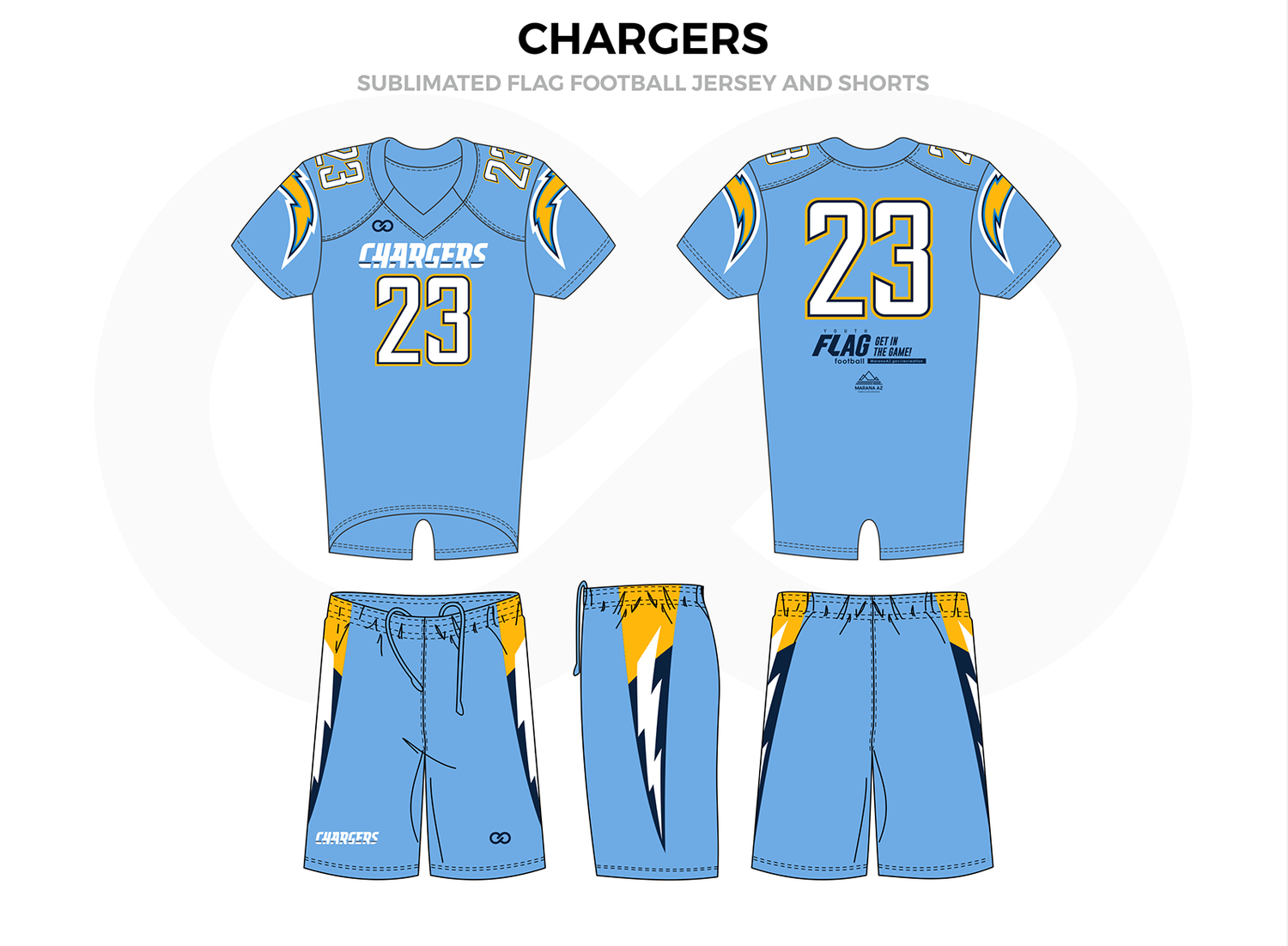 Custom Sublimated Flag Football Uniforms | Design Your Team's Winning ...