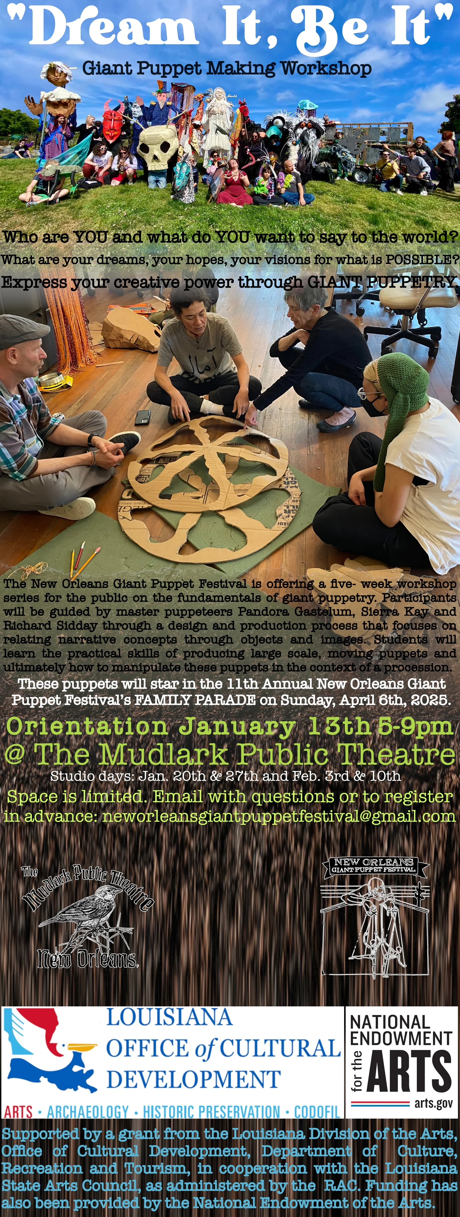 Giant Puppet Workshop — The New Orleans Giant Puppet Festival