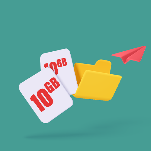 File Transfer 10gb. Send and Share Big Files for Free