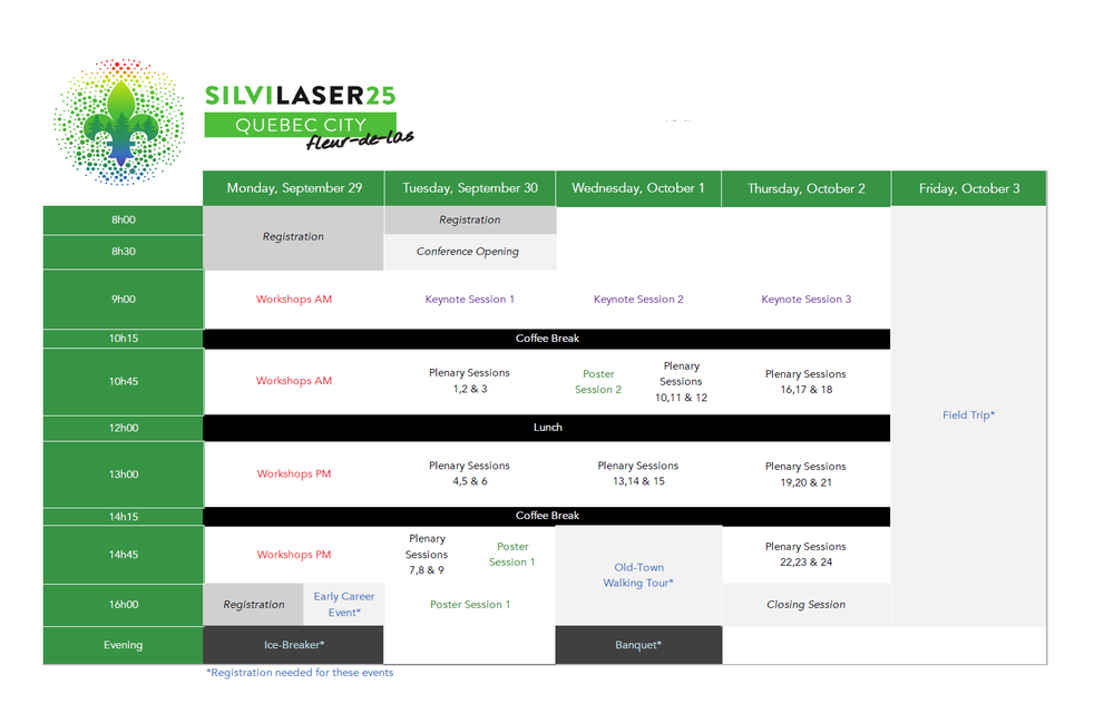 Program — SilviLaser 2025