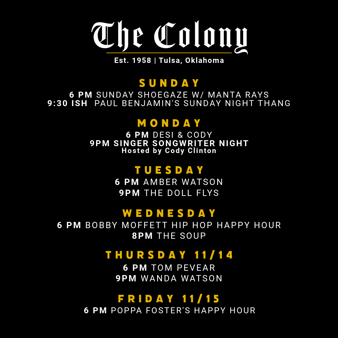 TICKETED EVENTS — The Colony