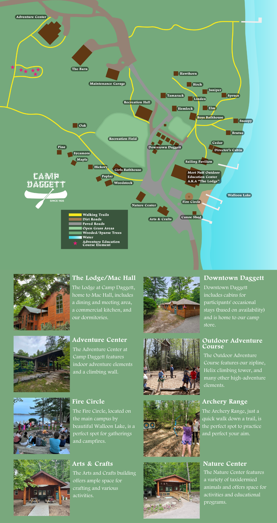 Camp Map — Camp Daggett