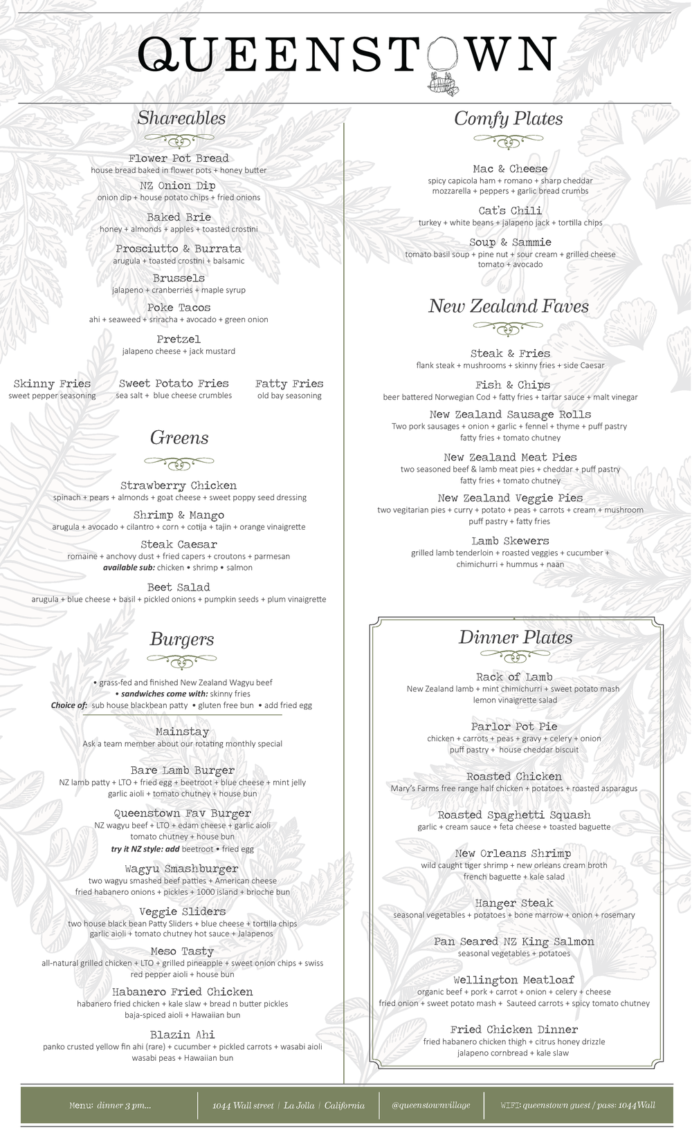 Dinner — Queenstown Village