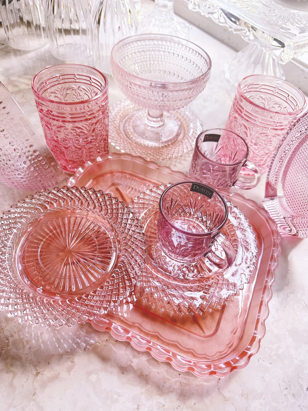 Pink Depression Glass, How is it made? — Honeybee's Teahouse