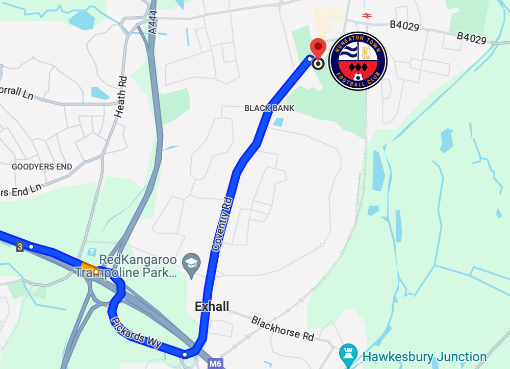 Match Day Information — Nuneaton Town FC