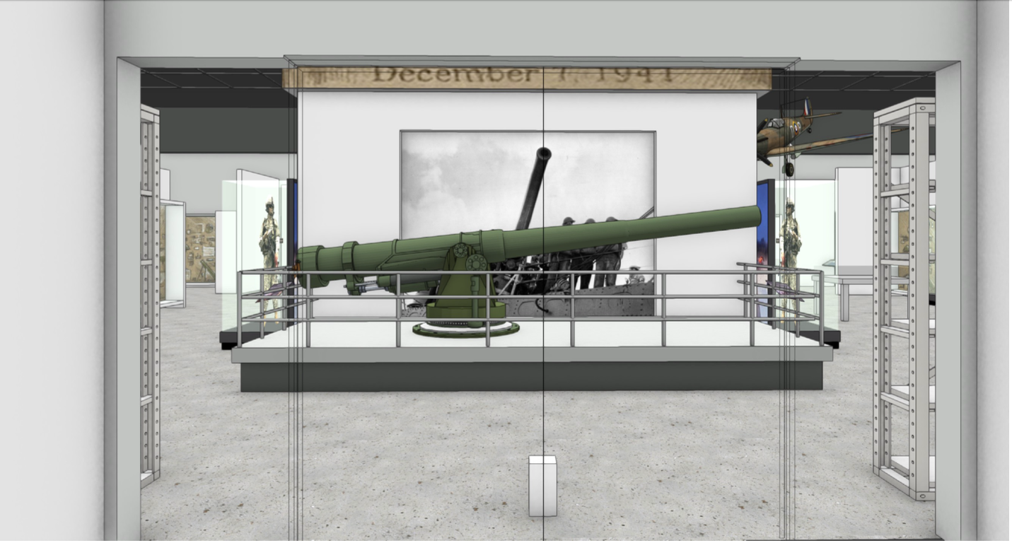 First Gun Used in WWII To Be Moved on the 80th Anniversary of the End ...