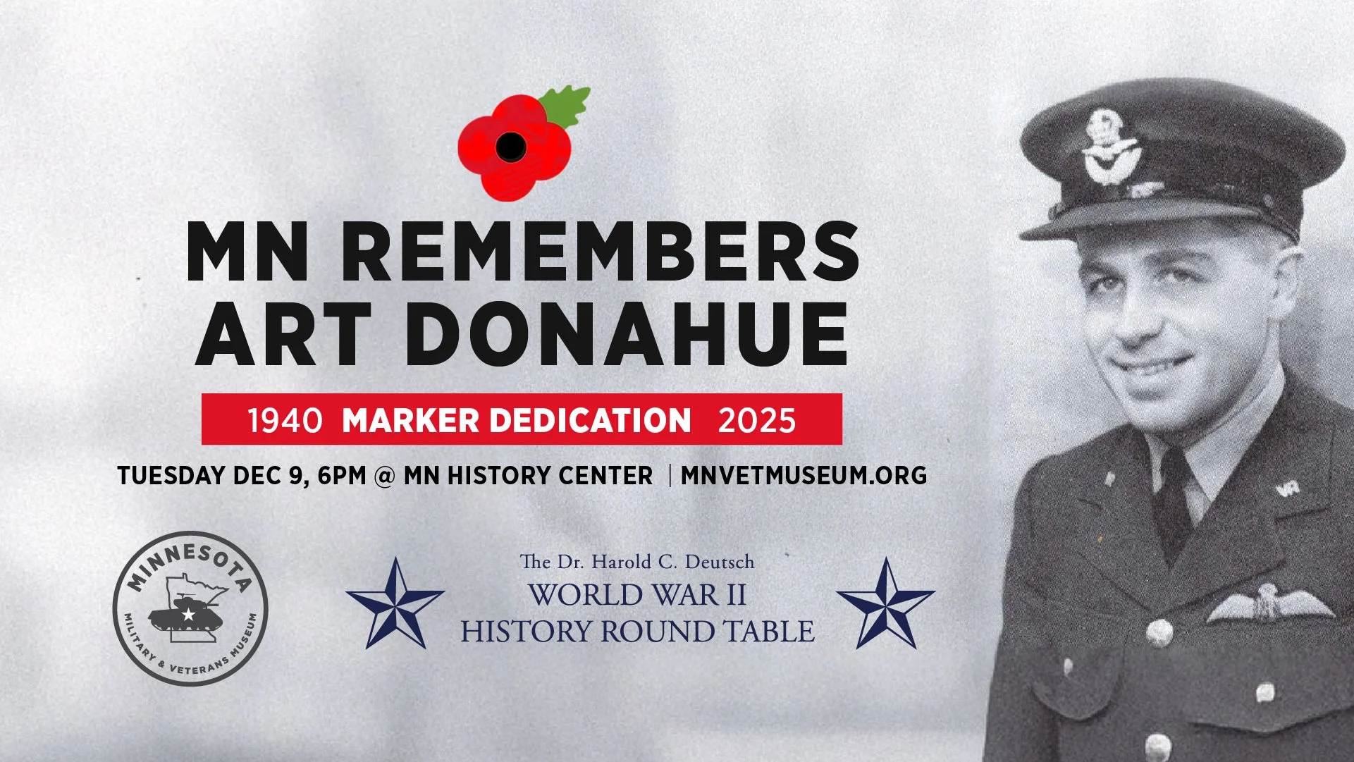 MN Remembers Art Donahue — MN Military & Vet Museum