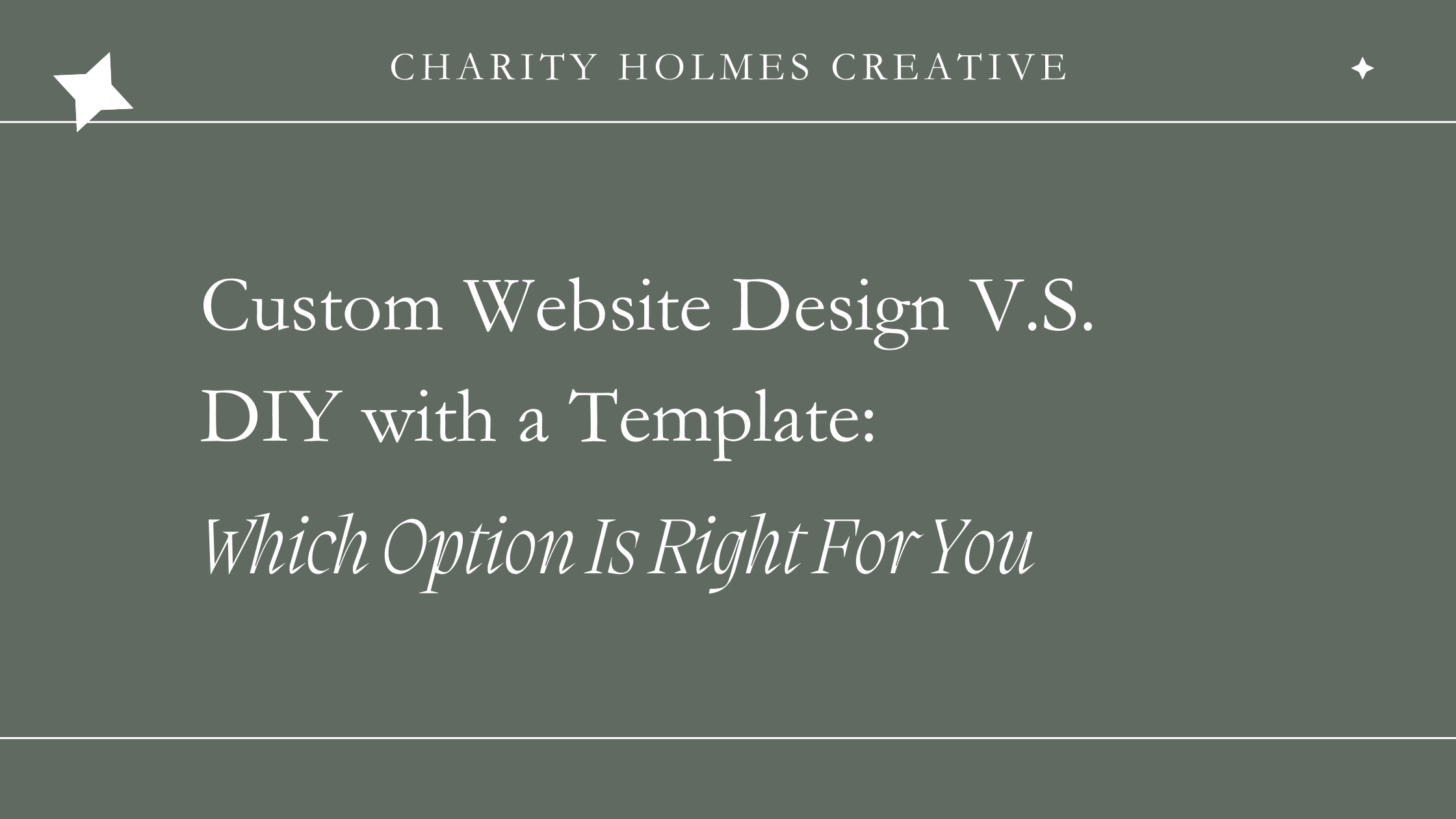 Blog — Charity Holmes Creative