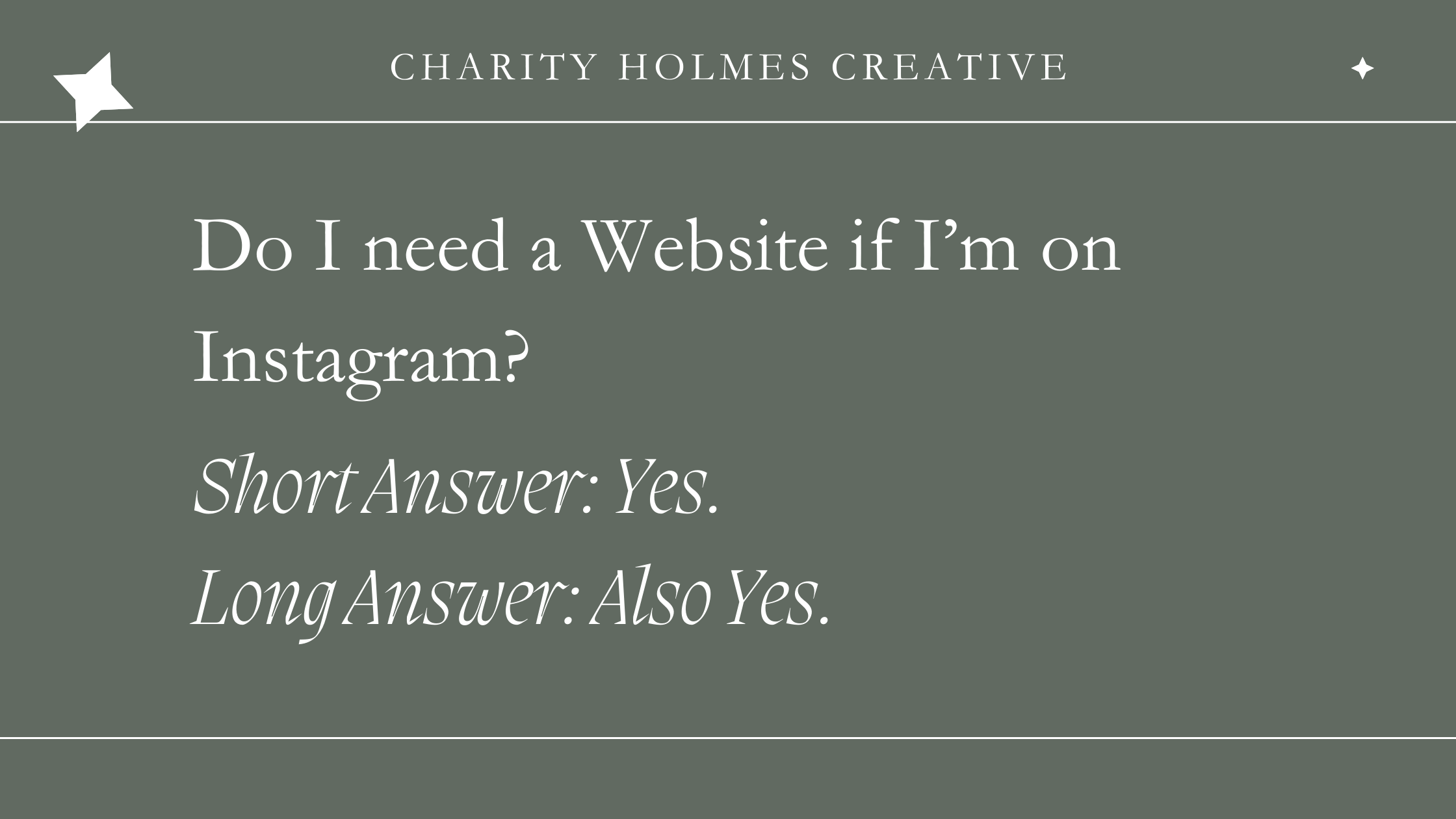 Blog — Charity Holmes Creative