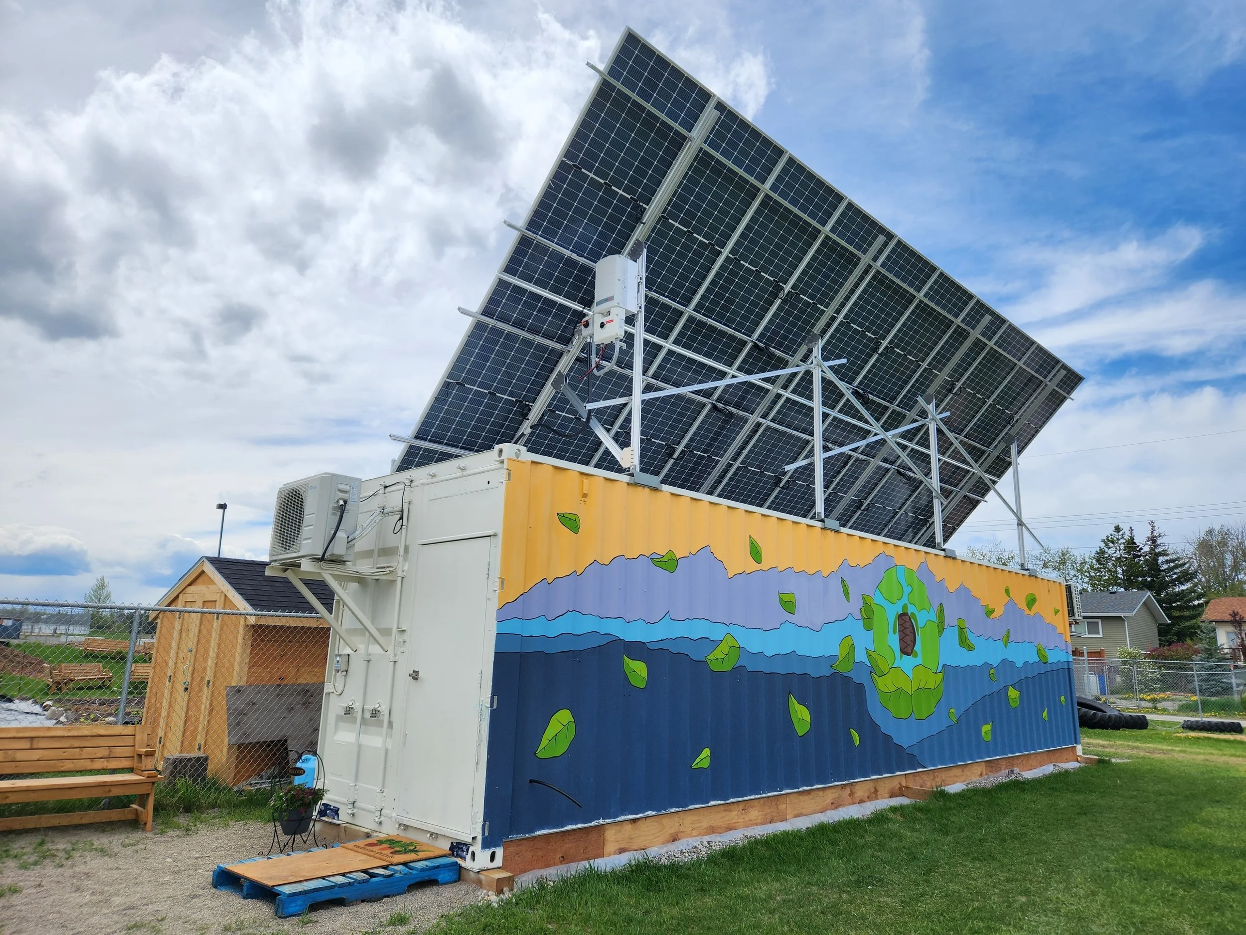Biochar Vertical Farm, Oil Fields High School, Diamond Valley, Alberta ...
