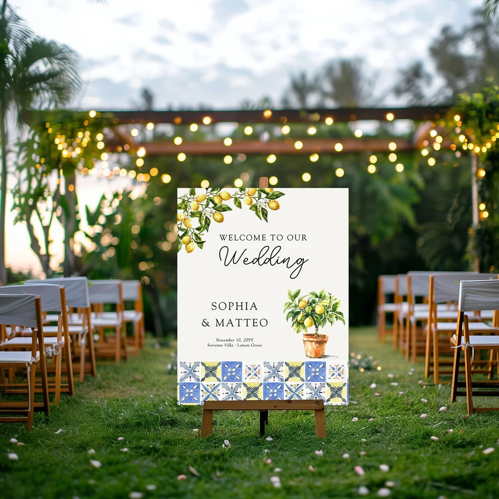 Plan the Perfect Italian Lemon-Themed Wedding: Decor, Food, Drink ...
