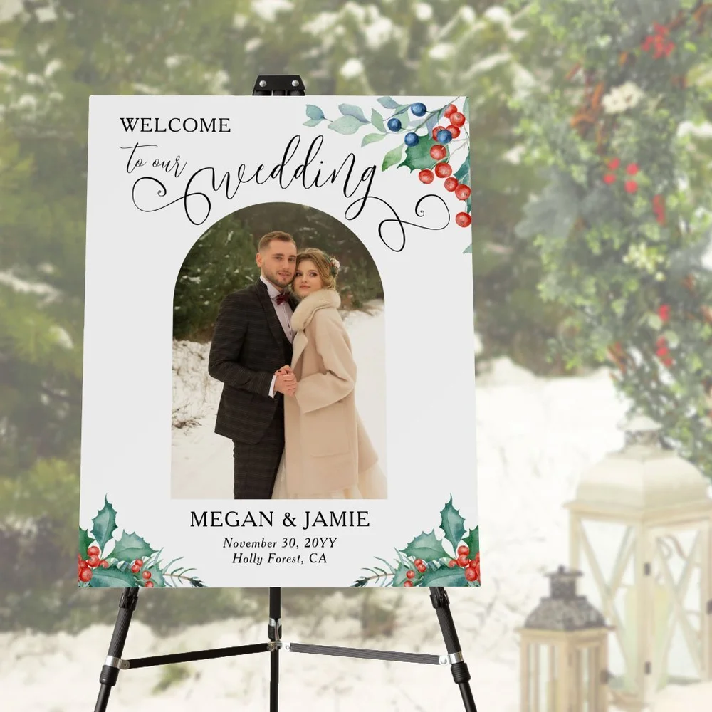 Winter Themed Wedding Invitation Suites — DARLING & MAY