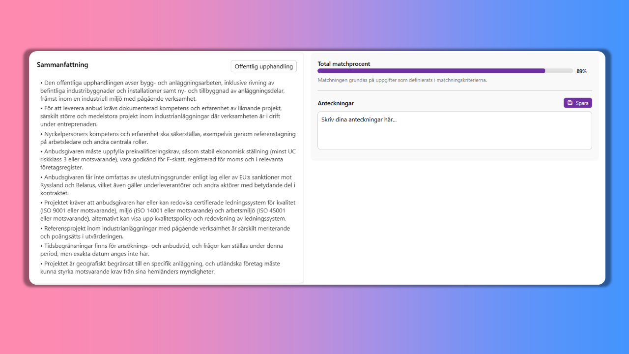 ReBid - Vinn fler och rätt byggprojekt med AI