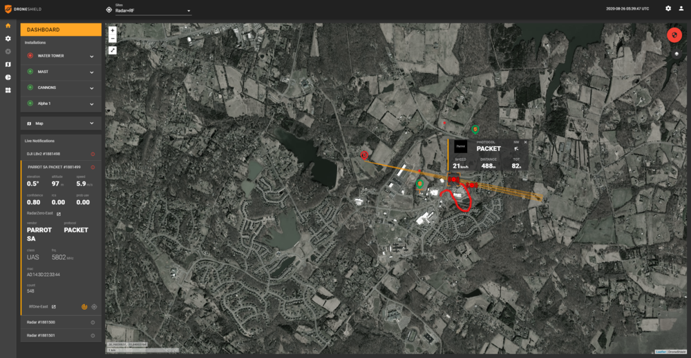 DroneSentry-C2: Comprehensive Dashboard for the C-UAS Mission