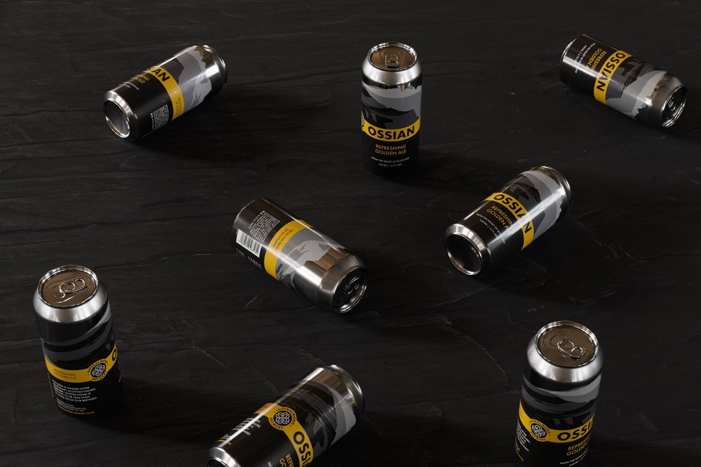 Ossian Shelf-pack: Scotlands number one golden ale now in cans ...