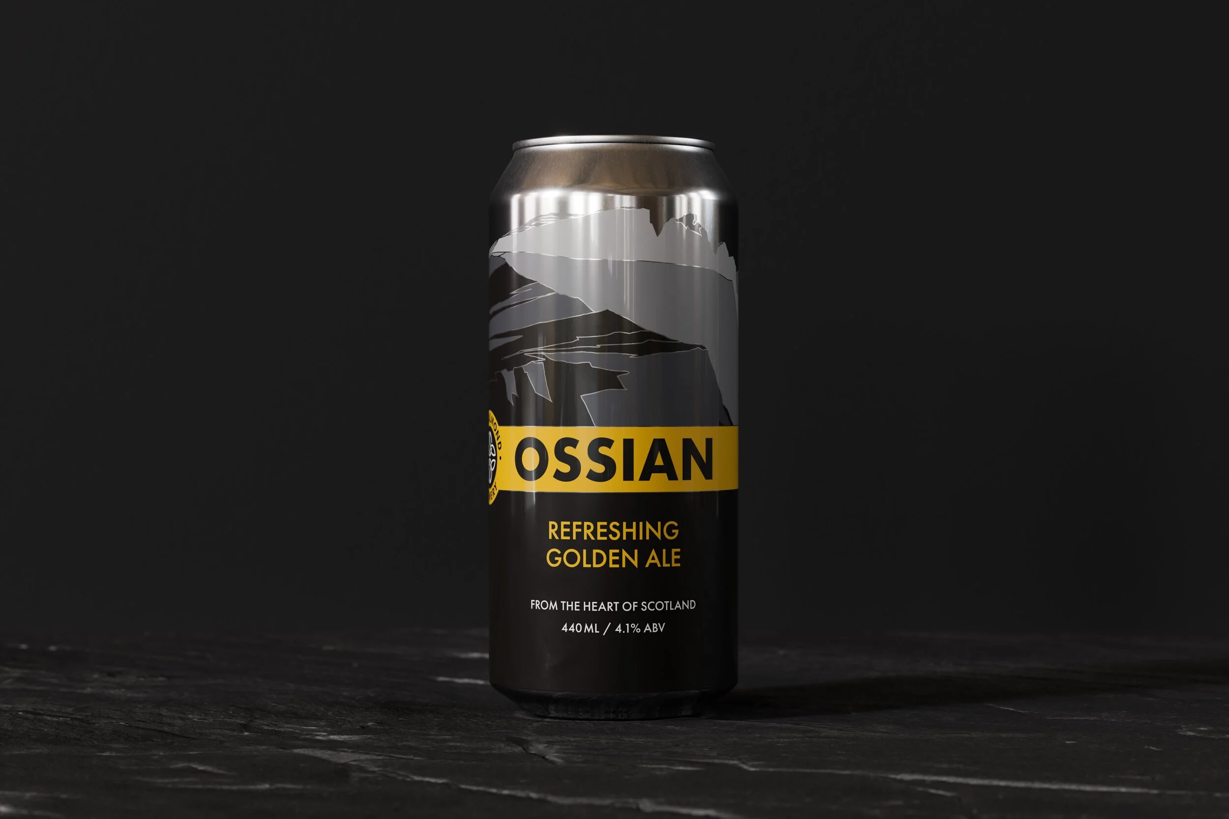 Ossian Shelf-pack: Scotlands number one golden ale now in cans ...