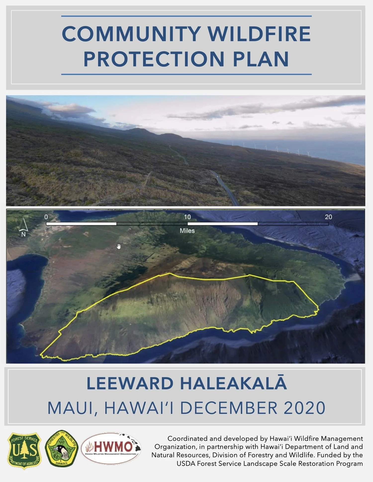 Leeward Haleakala CWPP - 2020 — Hawaii Wildfire Management Organization