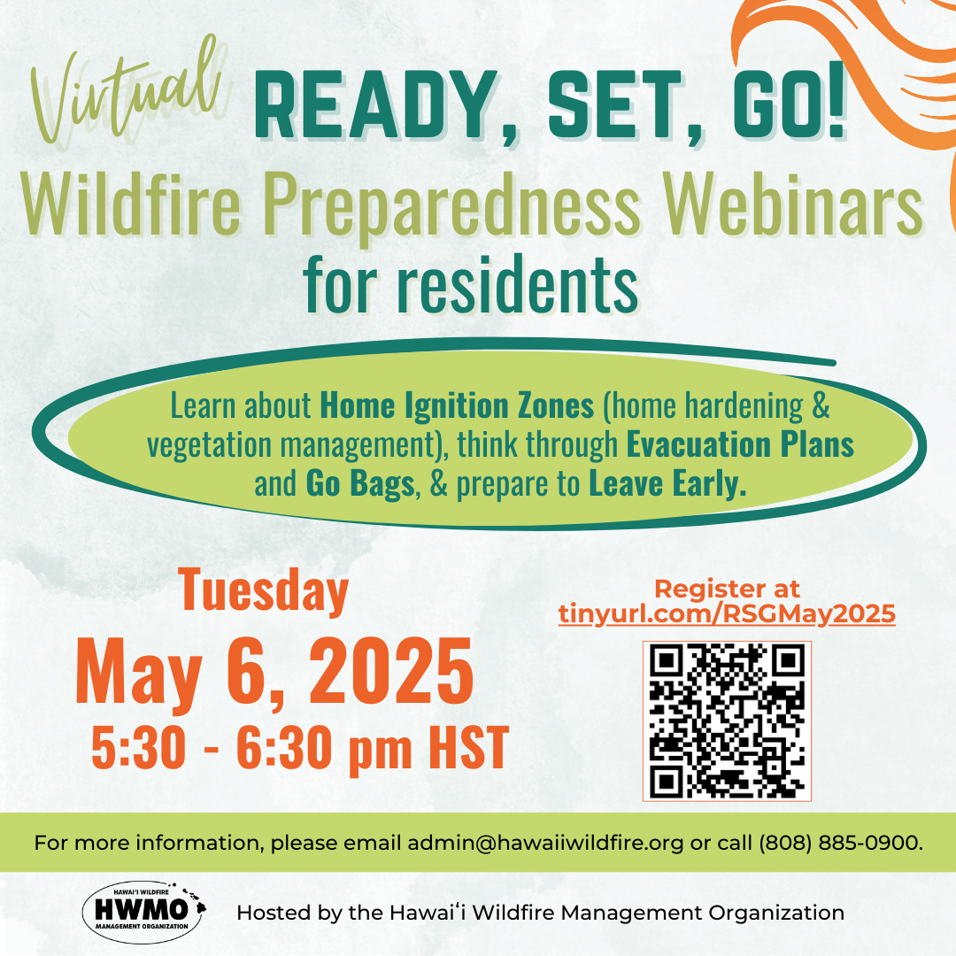 Ready, Set, GO! — Hawaii Wildfire Management Organization