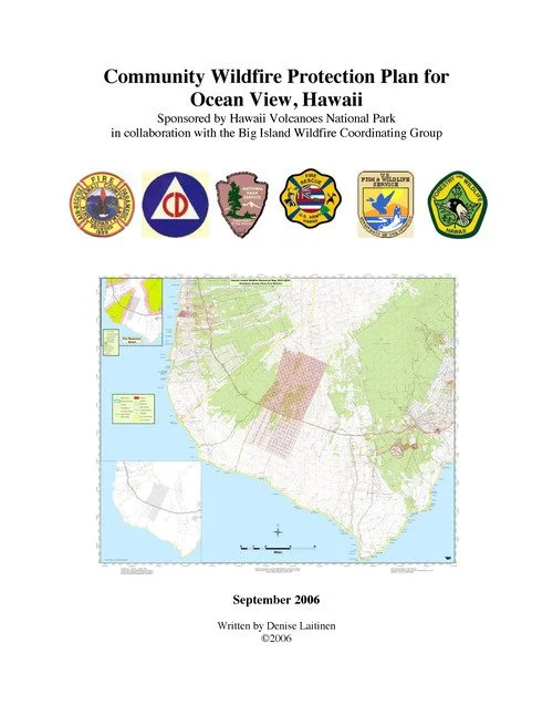 Wildfire Plans and Maps — Hawaii Wildfire Management Organization