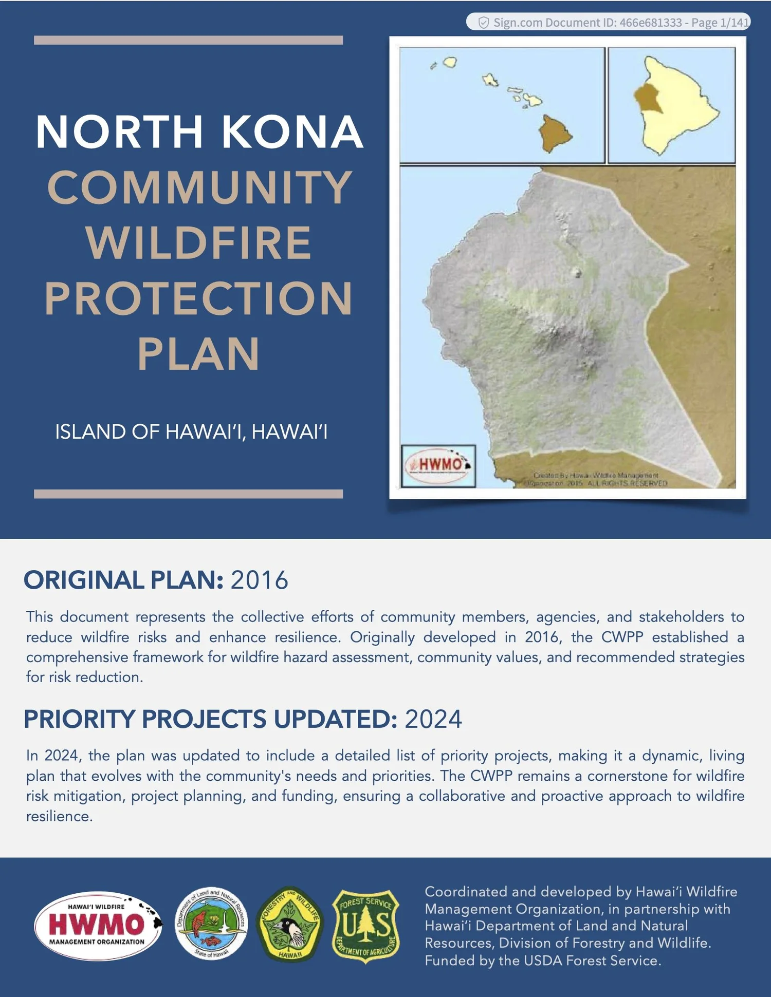 Wildfire Plans and Maps | Enhance Wildfire Preparedness Now — Hawaii ...