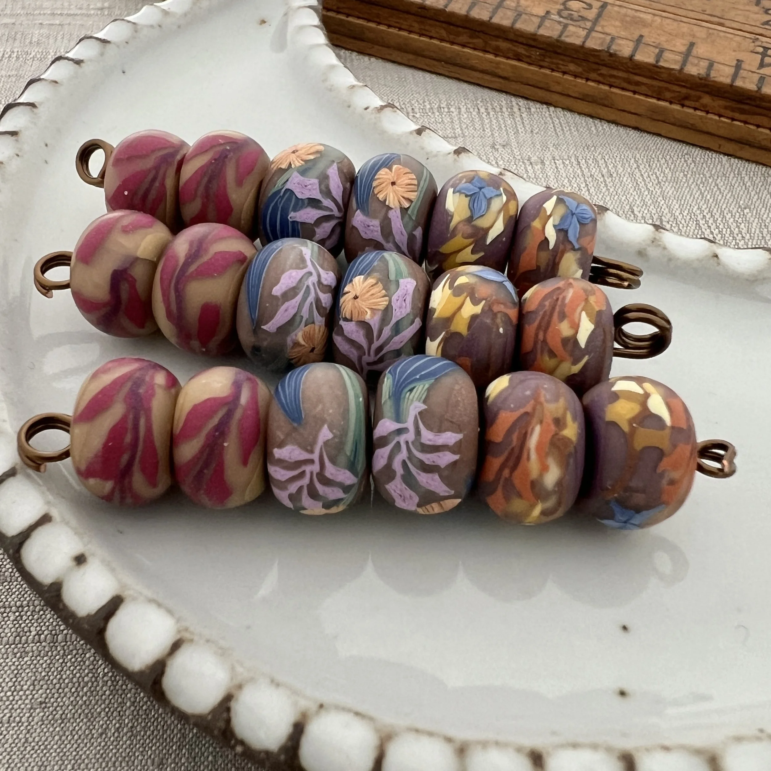 Wing Beads Pair - Monarch — Humblebeads